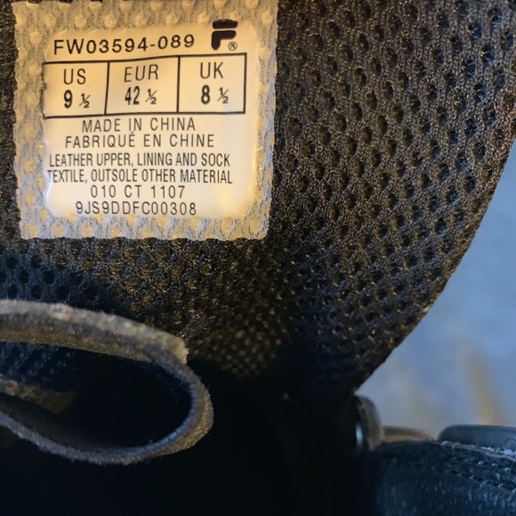 Fila | Shoes | Filas Helmsman Black Hi | Poshmark
